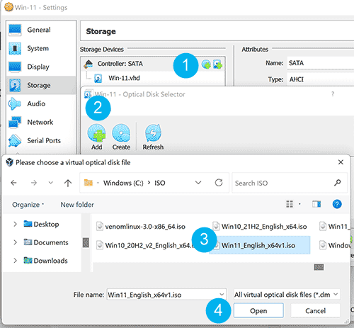 Install Windows 11 on VirtualBox VHD