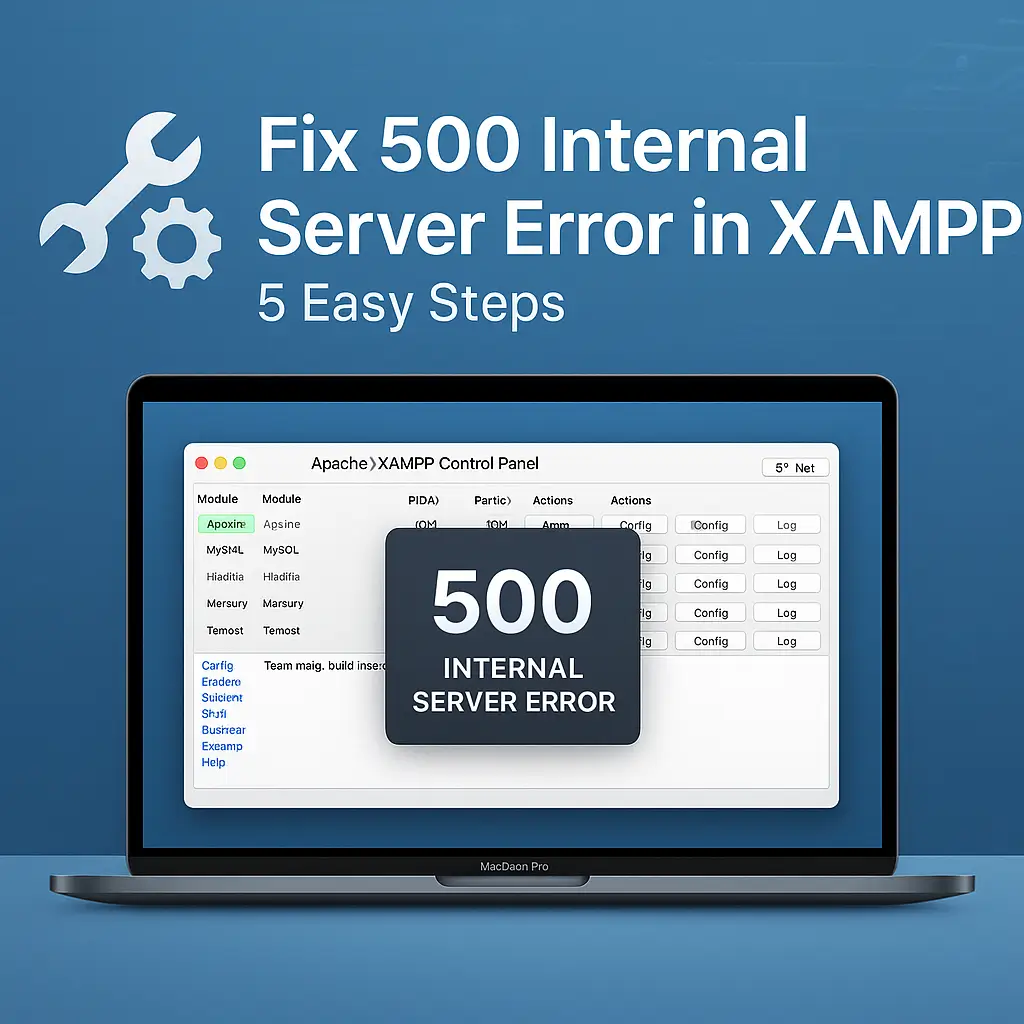 5 Easy Steps to Fix the 500 Internal Server Error in XAMPP